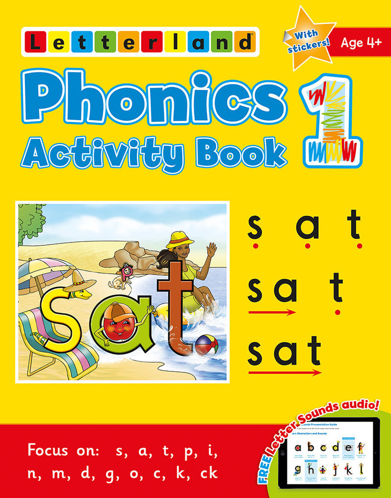 Phonics Activity Book 1 — Spellbound Kids Bookstore